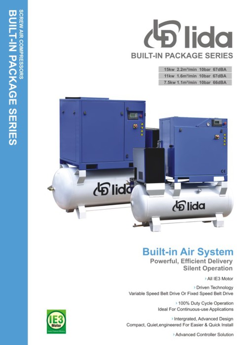 皮帶螺旋式空壓機 :: Lida compressor Taiwan