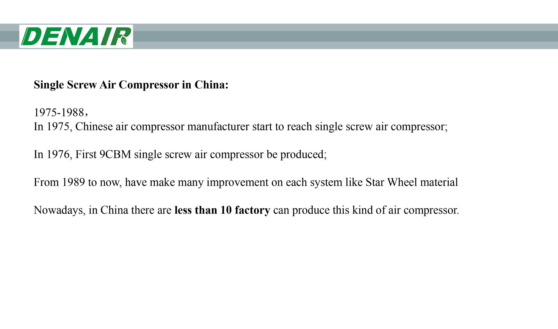 Denair Oil Free Air Compressor :: Lida compressor Taiwan